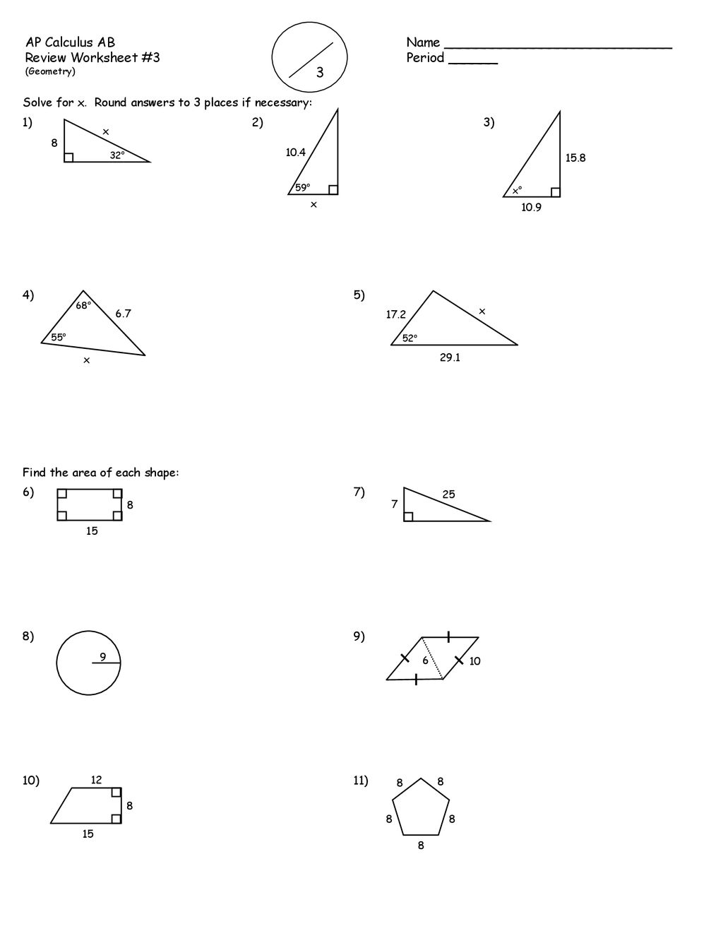 3 AP Calculus AB Review Worksheet 3 Geometry Ppt Download 3 AP Calculus AB Review Worksheet 3 Geometry Ppt Download