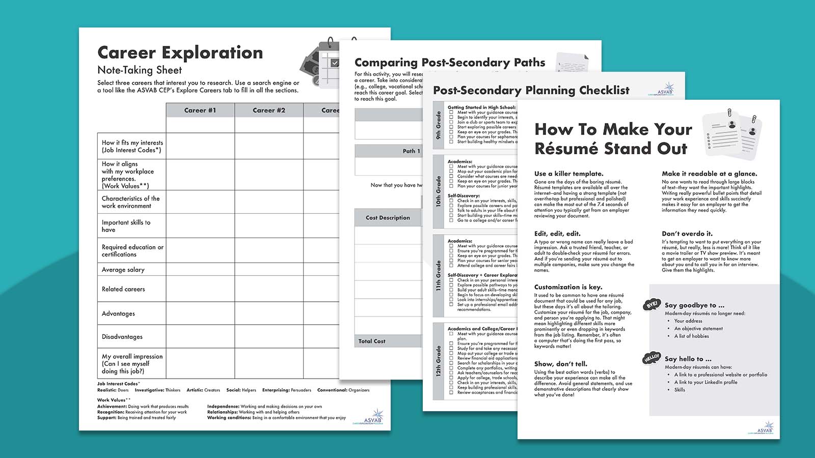 Career Exploration Worksheet Bundle For High School Worksheets Library Career Exploration Worksheet Bundle For High School Worksheets Library