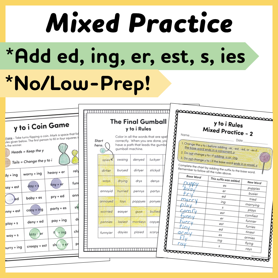 The Y To I Rule Worksheets Games Center And Digital Activities The Y To I Rule Worksheets Games Center And Digital Activities