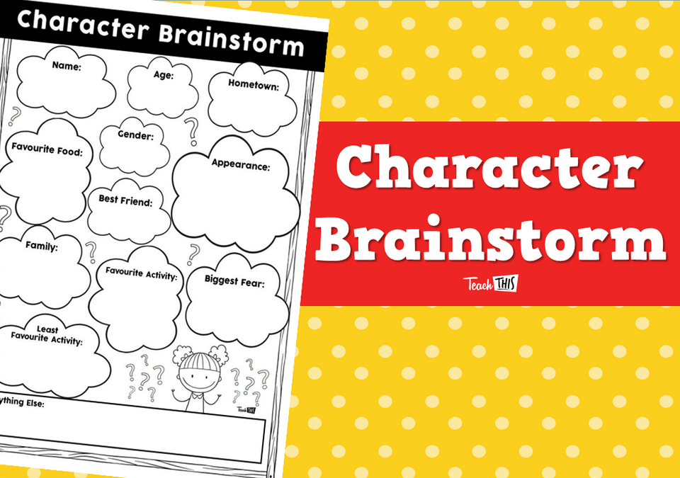 Character Brainstorming Worksheet