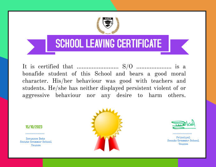 What does a conduct/character certificate looks like? - Quora - Worksheets Library