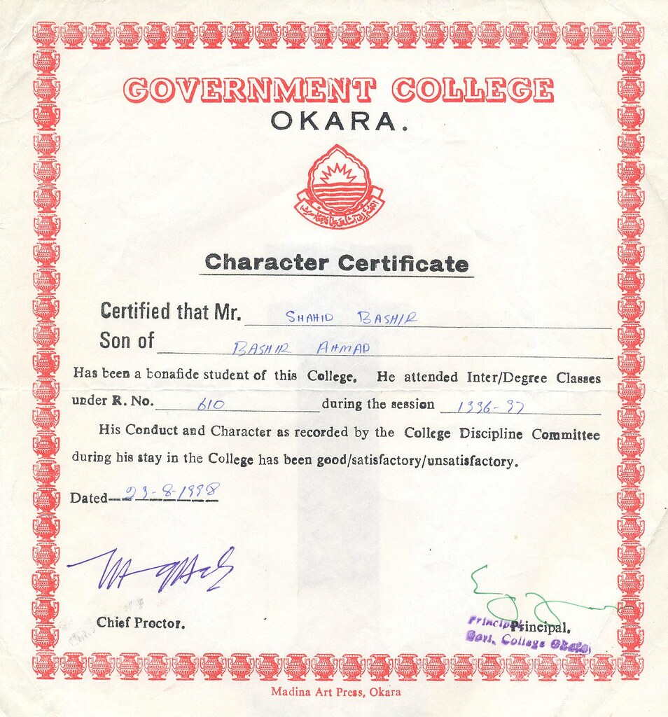 All sizes | Character Certificate | Flickr - Photo Sharing! - Worksheets Library