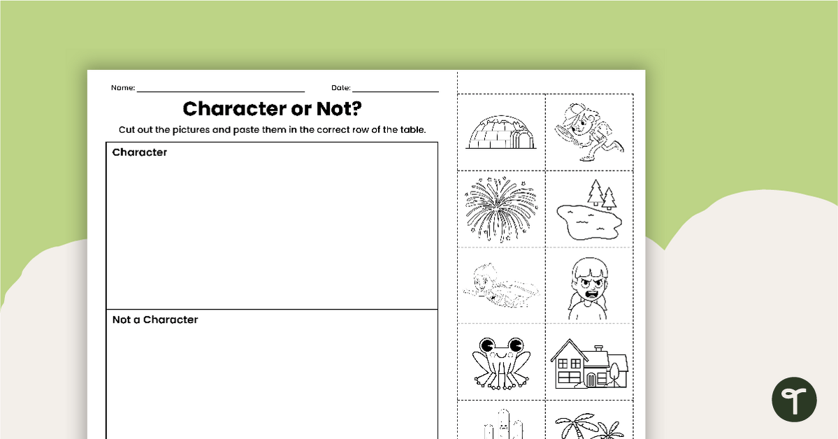 Free characters and setting worksheet, Download Free characters and setting worksheet png images ...