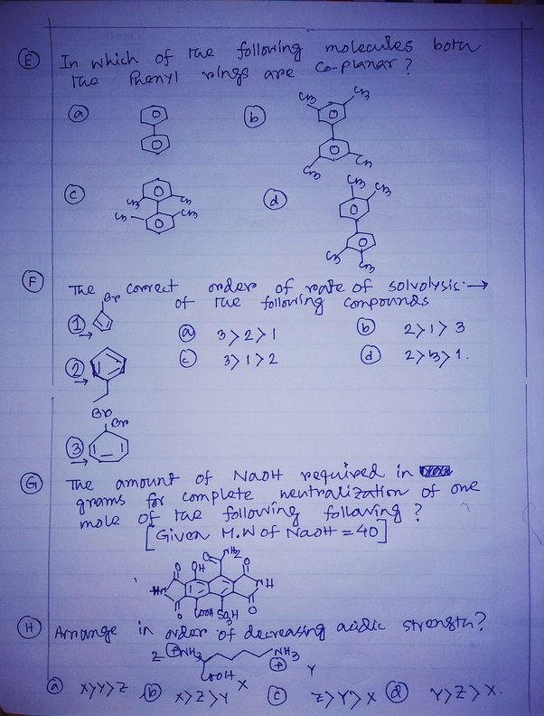Basic of organic chemistry.. practice problem #1 - IIT jam ...