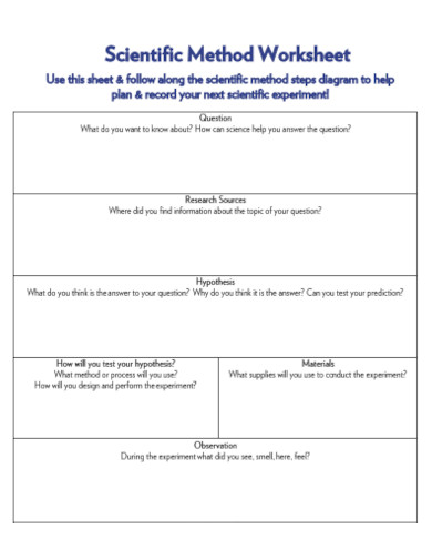 Free chemistry scientific method worksheet, Download Free chemistry ...