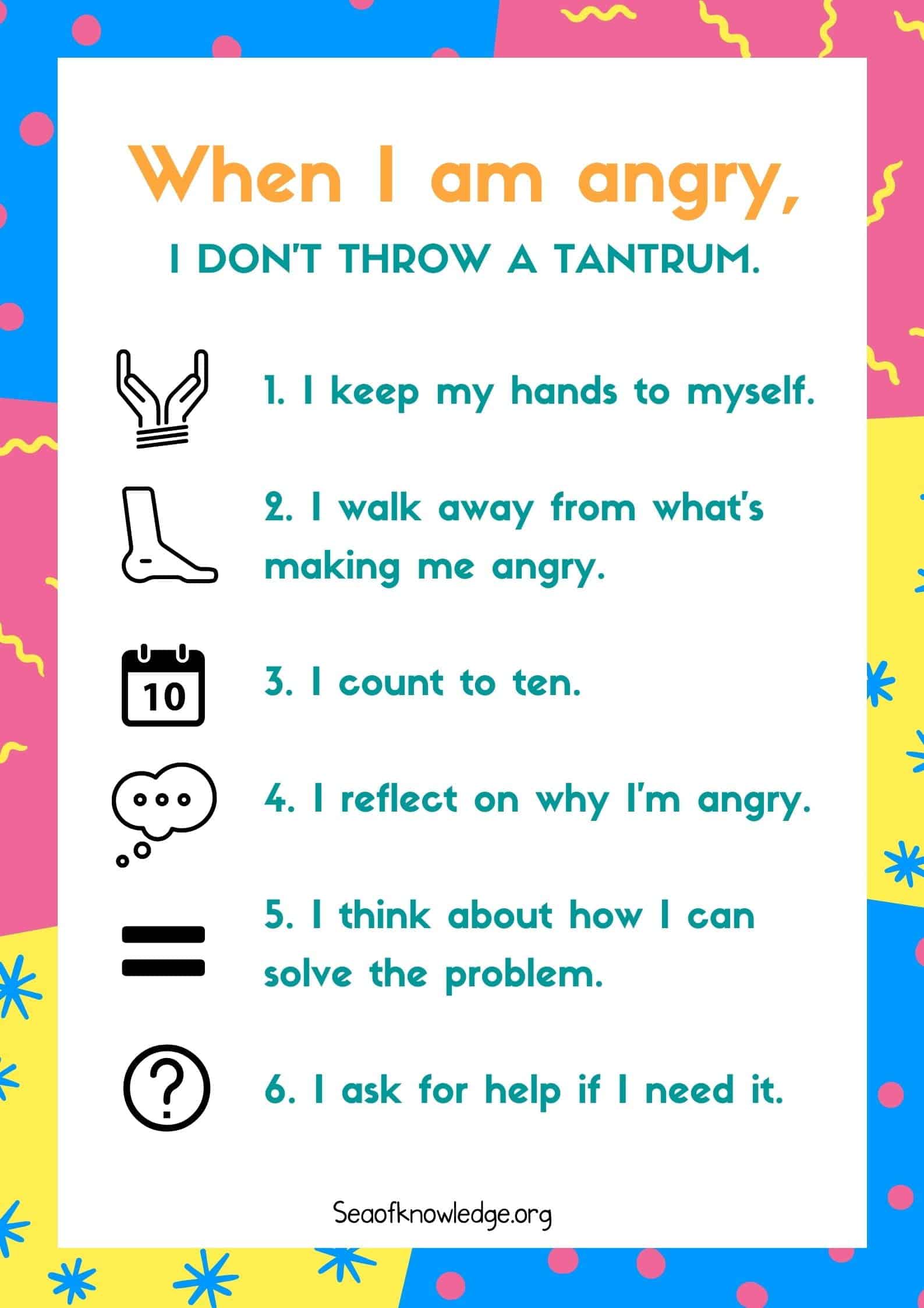 5 Best Worksheets on Anger Management for Autistic Children (Super ...