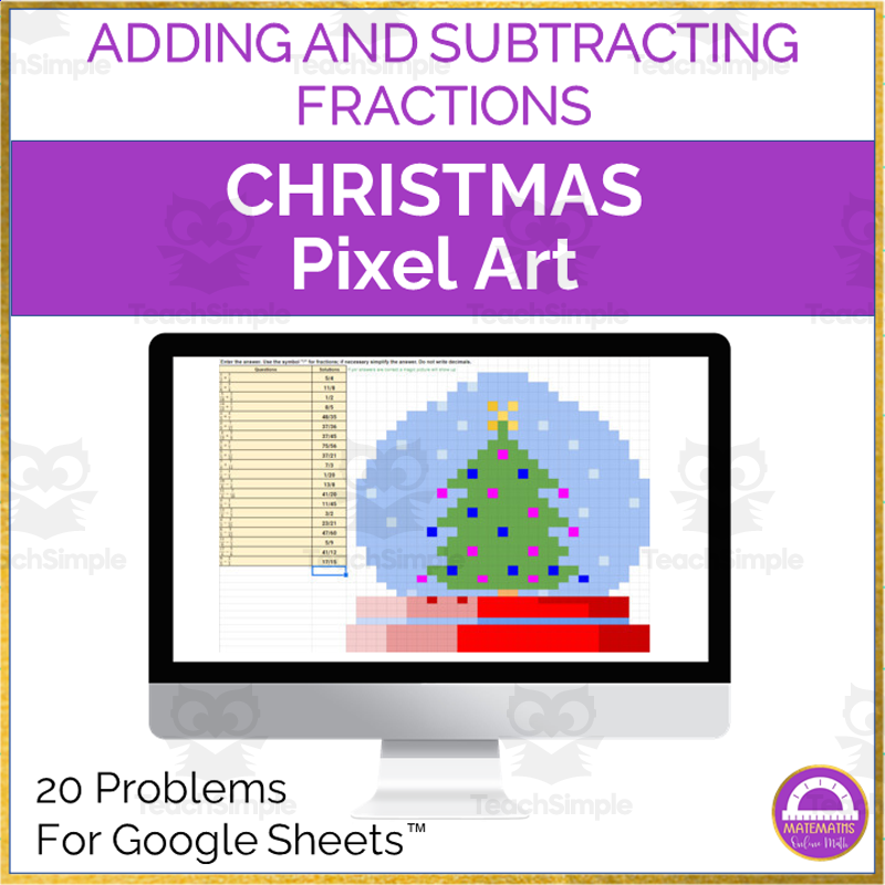 Free Christmas Adding Fractions With Unlike Denominators Download Free