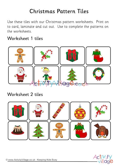 Free christmas pattern worksheet, Download Free christmas pattern ...