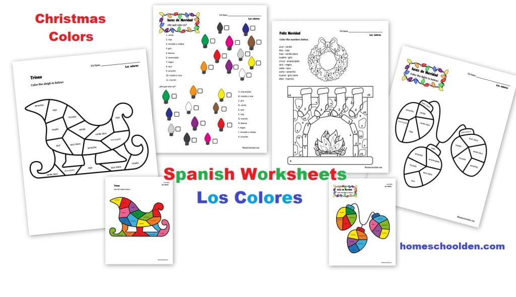 Free Spanish Worksheets: Christmas Words - Palabras de Navidad ...