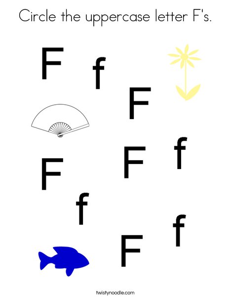 Free circle the letter f worksheet, Download Free circle the letter f worksheet png images, Free ...