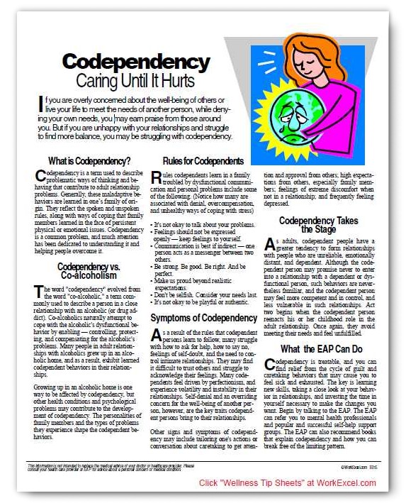 Codependency vs. Interdependency – unconditonalthoughts ... - Worksheets Library