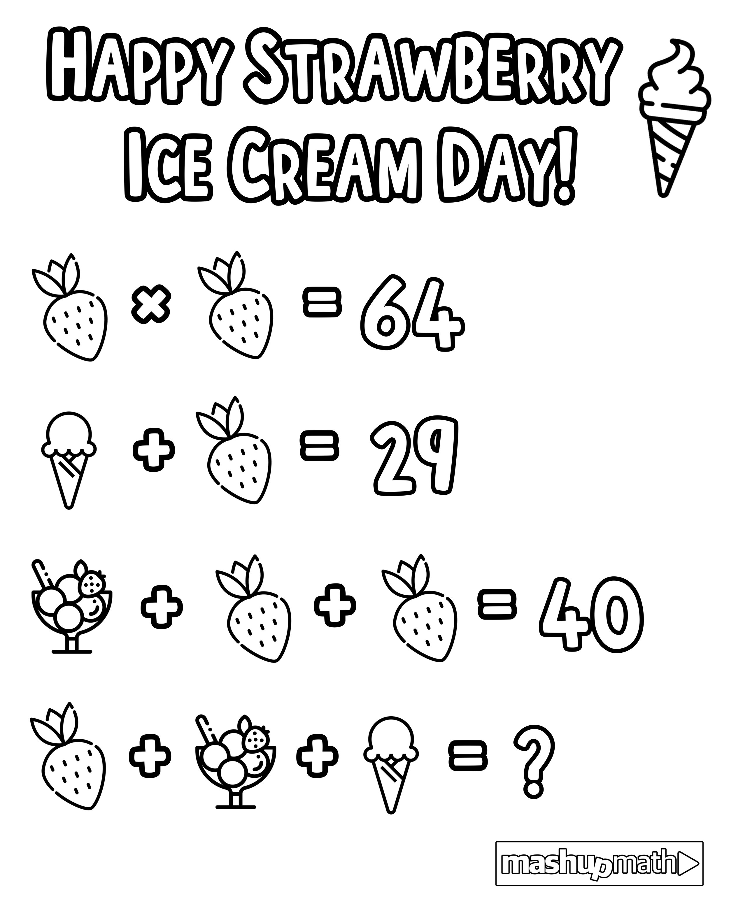 Free Math Coloring Pages for Grades 1-8 — Mashup Math - Worksheets Library