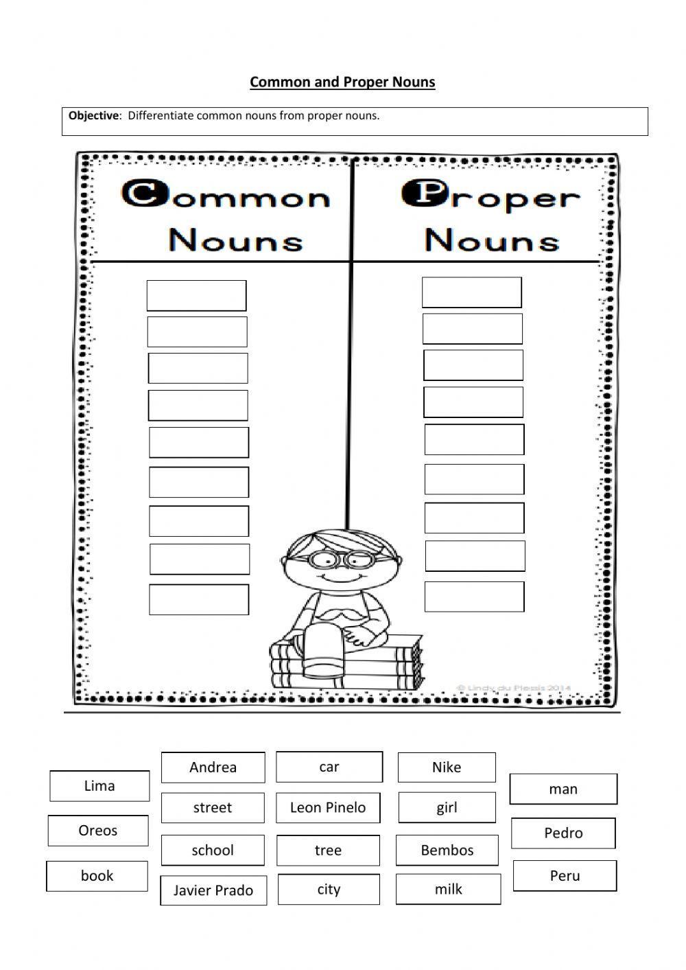 Common And Proper Nouns Sorting Worksheet Live Worksheets Common And Proper Nouns Sorting Worksheet Live Worksheets