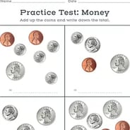 Printable 2nd Grade Common Core Money Math Worksheets | Education.com ...