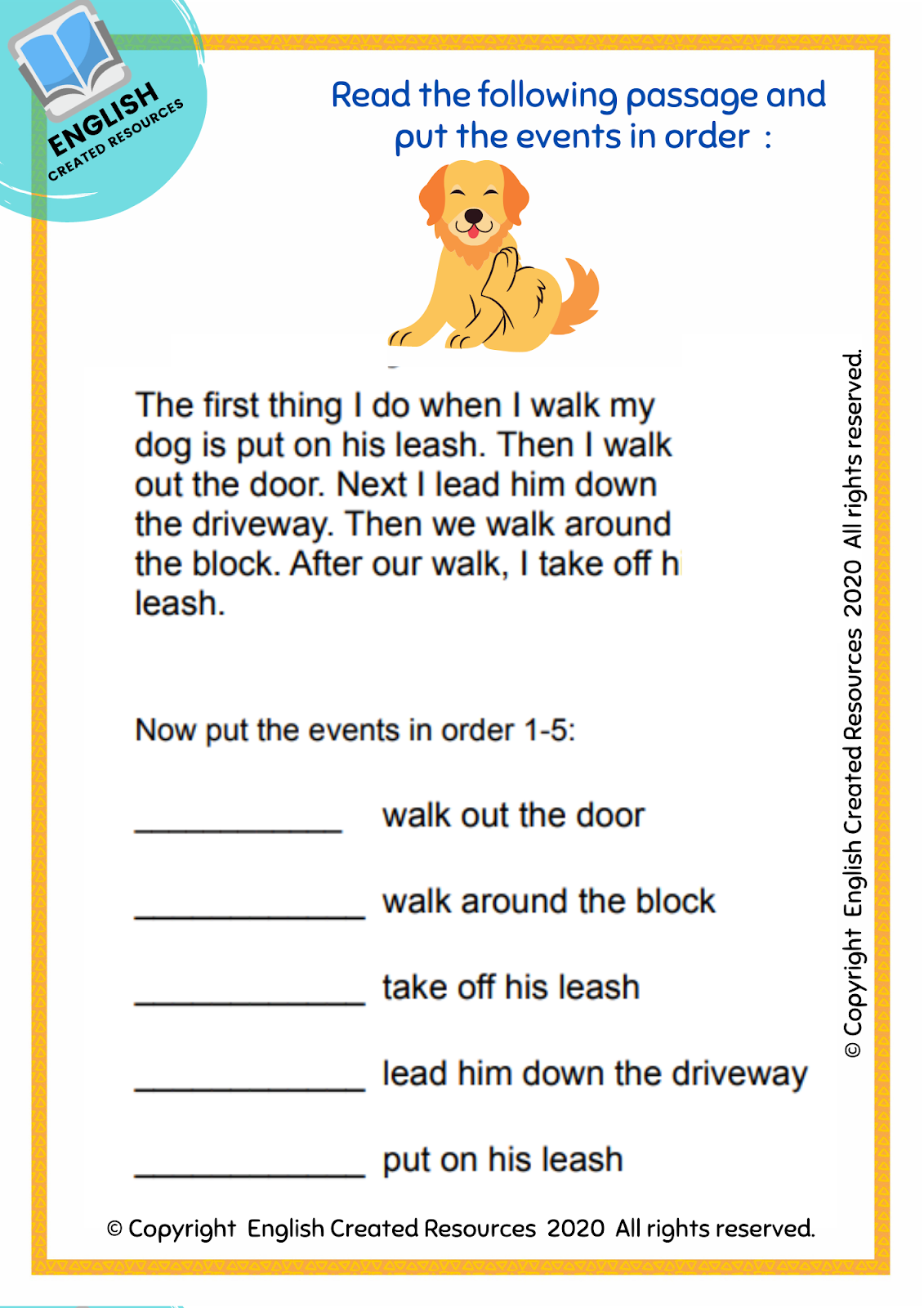 FREE First Grade Reading Comprehension Passages - Set 1 by ...