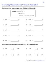 Converting Fahrenheit To Celsius Worksheet Download - Worksheets Library