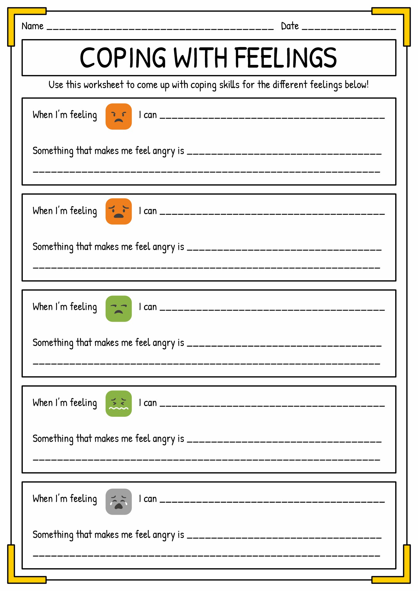 17 CBT Coping Skills Worksheets Free PDF At Worksheeto 17 CBT Coping Skills Worksheets Free PDF At Worksheeto