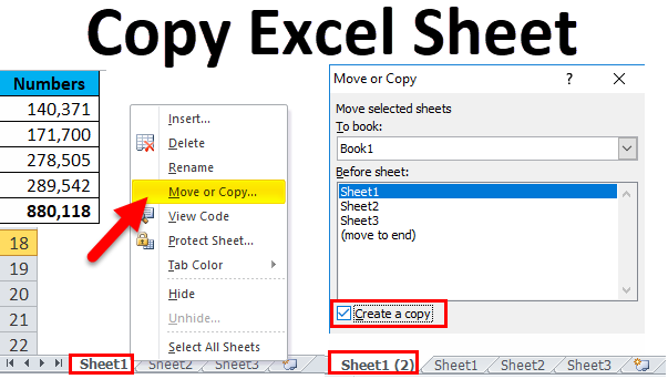 Copy Excel Sheet (Methods) | How To Copy Excel Sheet? - Worksheets Library