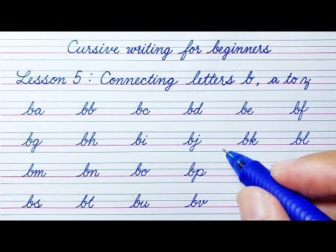 Free cursive writing for beginners, Download Free cursive writing for beginners png images, Free ...