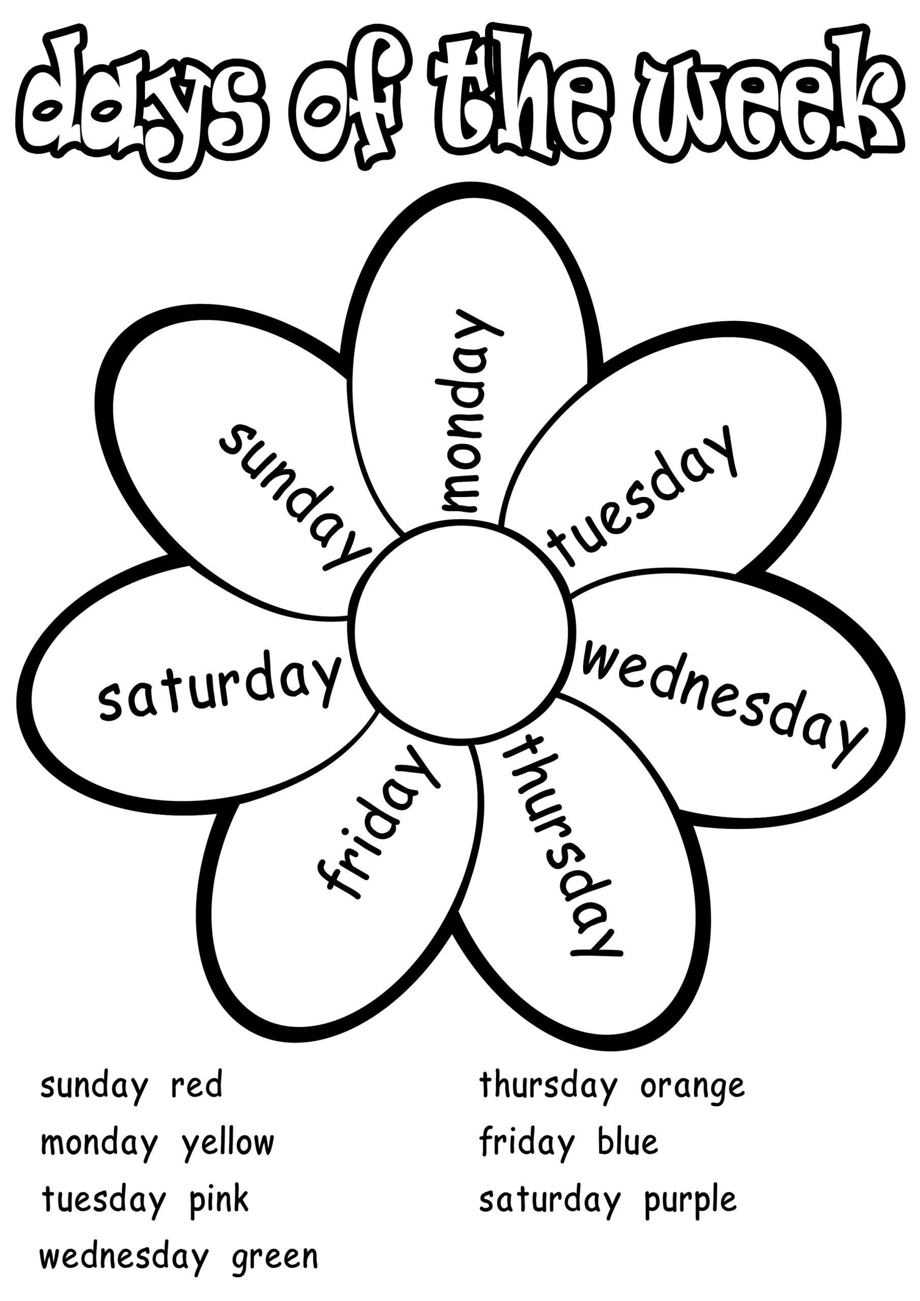 Days Of The Week Worksheet for Grade 1 | Activity Shelter - Worksheets ...