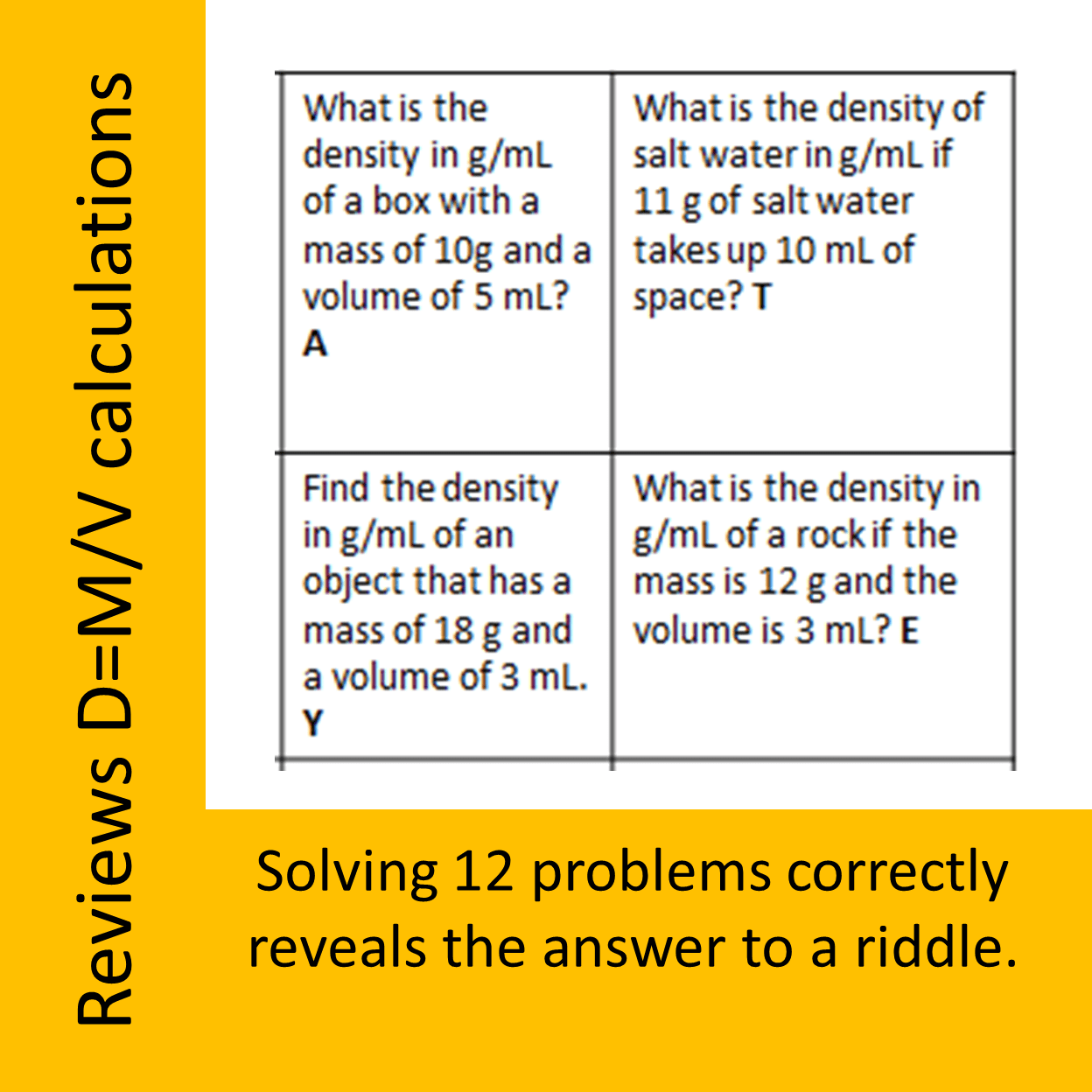 Free density calculations worksheet answers, Download Free density ...
