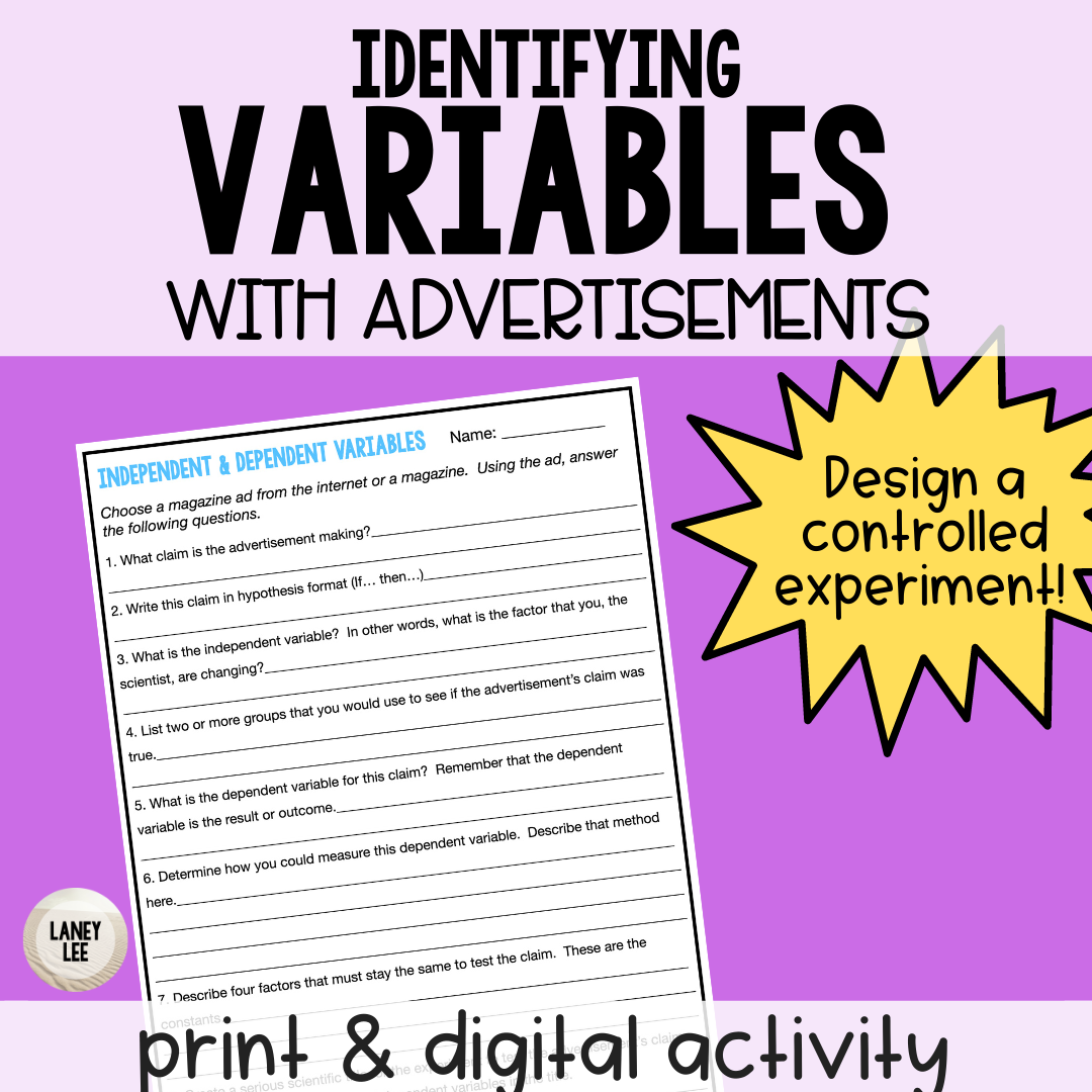 Identifying Independent and Dependent Variables in Advertisements ...