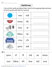 Free diphthong worksheet, Download Free diphthong worksheet png images ...