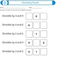 Printable 4th Grade Divisibility Rule Worksheets | Education.com ...