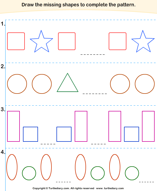 Free drawing patterns worksheet, Download Free drawing patterns worksheet png images, Free ...