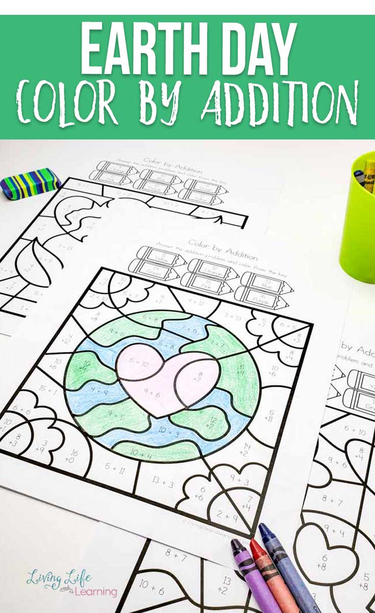 Free earth day addition worksheet, Download Free earth day addition ...