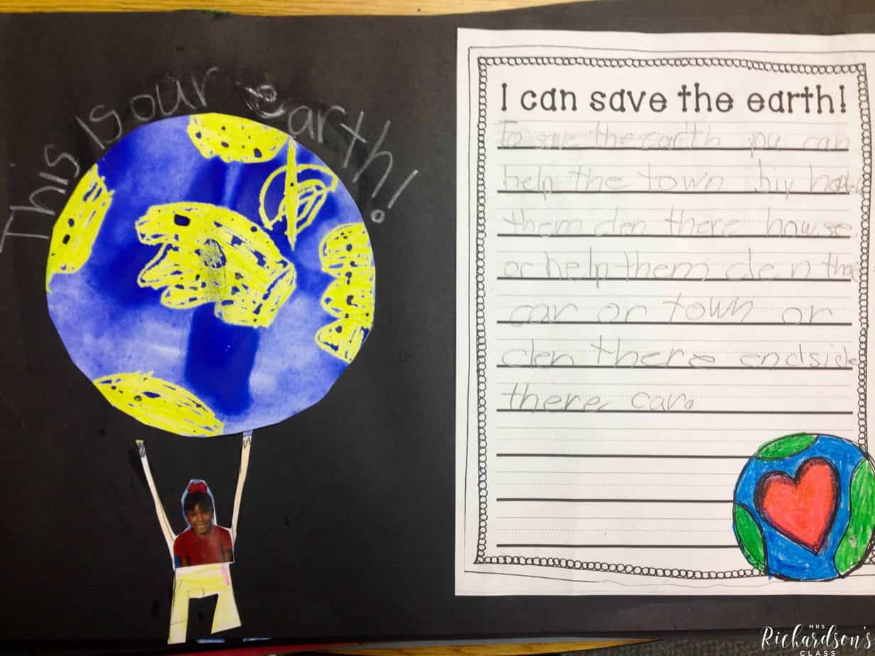 Earth Day Writing Freebie! - Mrs. Richardsons Class - Worksheets Library