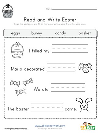 Easter Writing Worksheet: Engaging Activities for Creative Learning