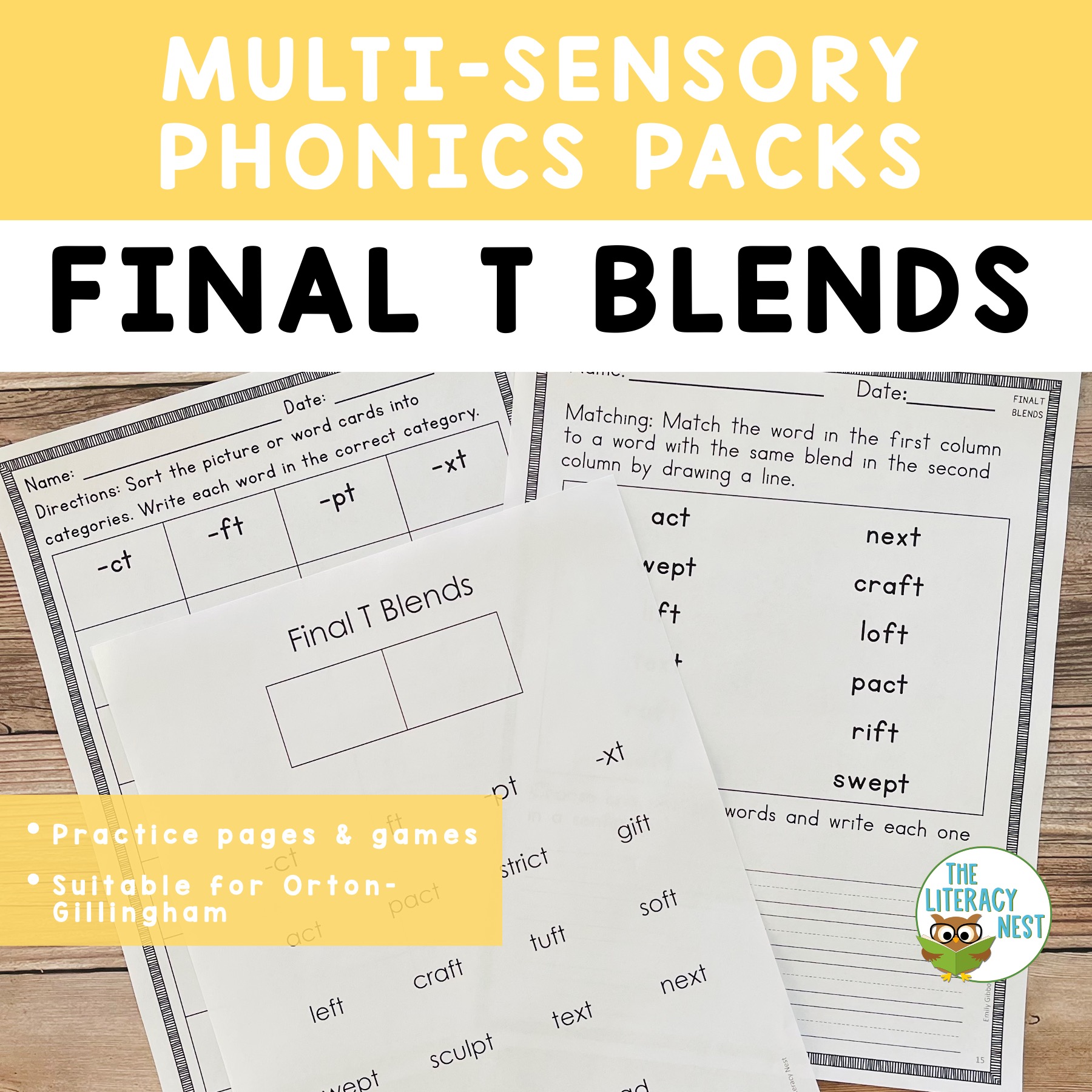 Final Consonant Blends activity | Live Worksheets - Worksheets Library