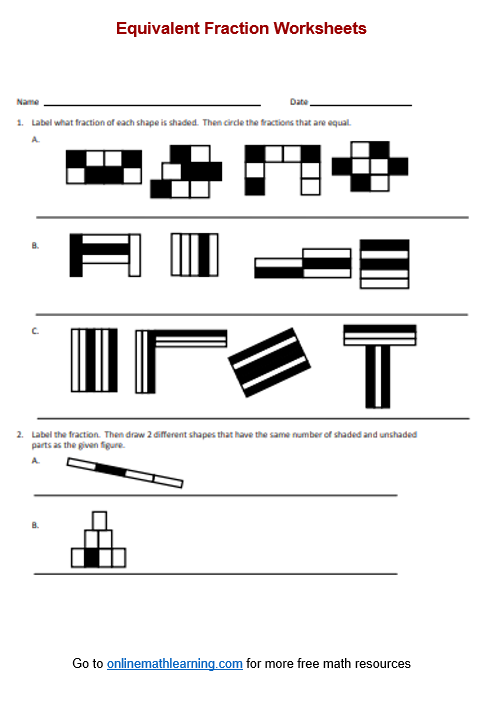 Comparing Fractions Worksheet Math Resources Twinkl Usa