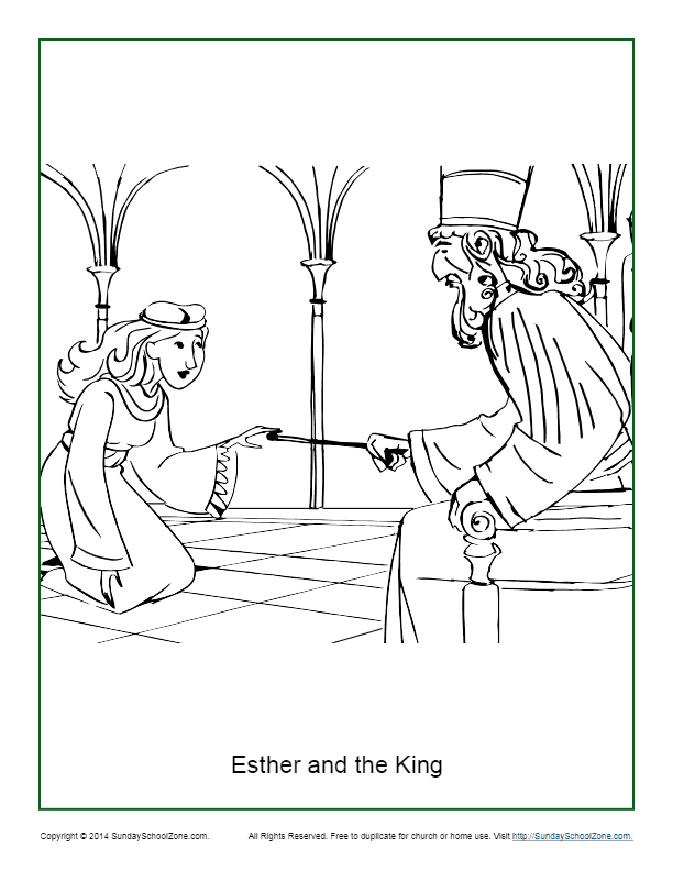 Free, Printable Esther Bible Activities on Sunday School Zone ...