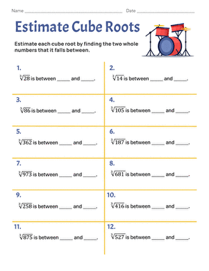 Free estimate square root worksheet, Download Free estimate square root ...