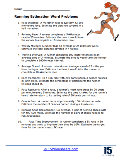 Math Word Problems Worksheets PDF | Estimation Exercises Worksheets ...