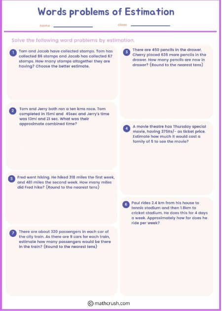 Free Estimating & Rounding Worksheets That Are Perfect For 2nd - 5th ...