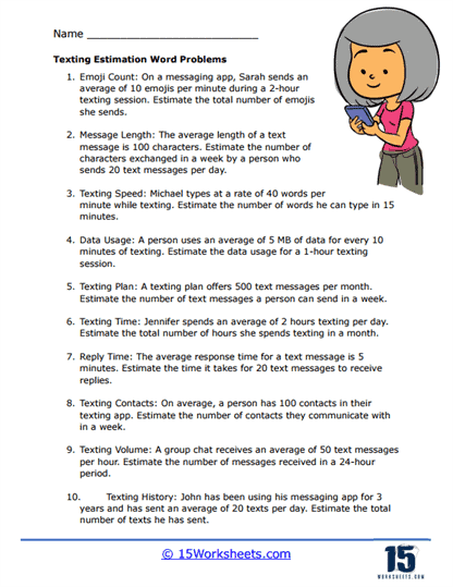 Estimation: word problems - Number and Place Value by URBrainy.com ...