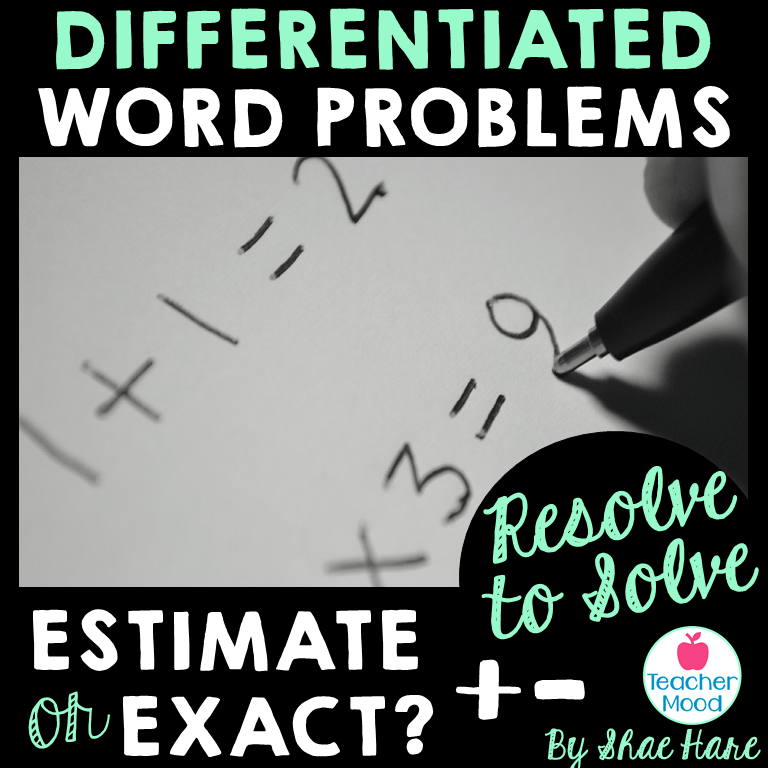 Word Problem Woes with Estimation - TeacherMood - Worksheets Library
