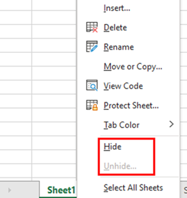 Excel Hidden and Very Hidden Sheets - Whats the difference? - The ... - Worksheets Library