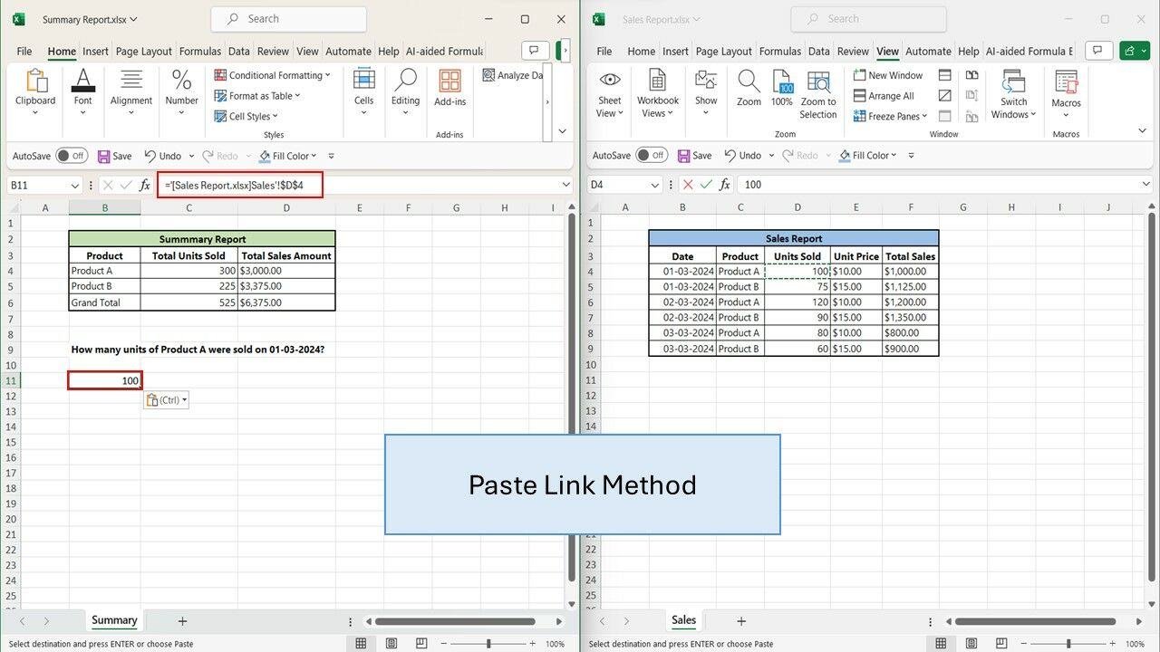 How to Link to a Cell in Another Excel Workbook - Worksheets Library