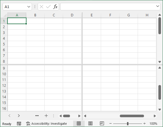 How To Split Screen In Excel Vertically And Horizontally Worksheets