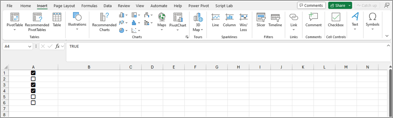 Simplify Data Entry And Reduce Errors With Checkboxes In Cells Worksheets Library