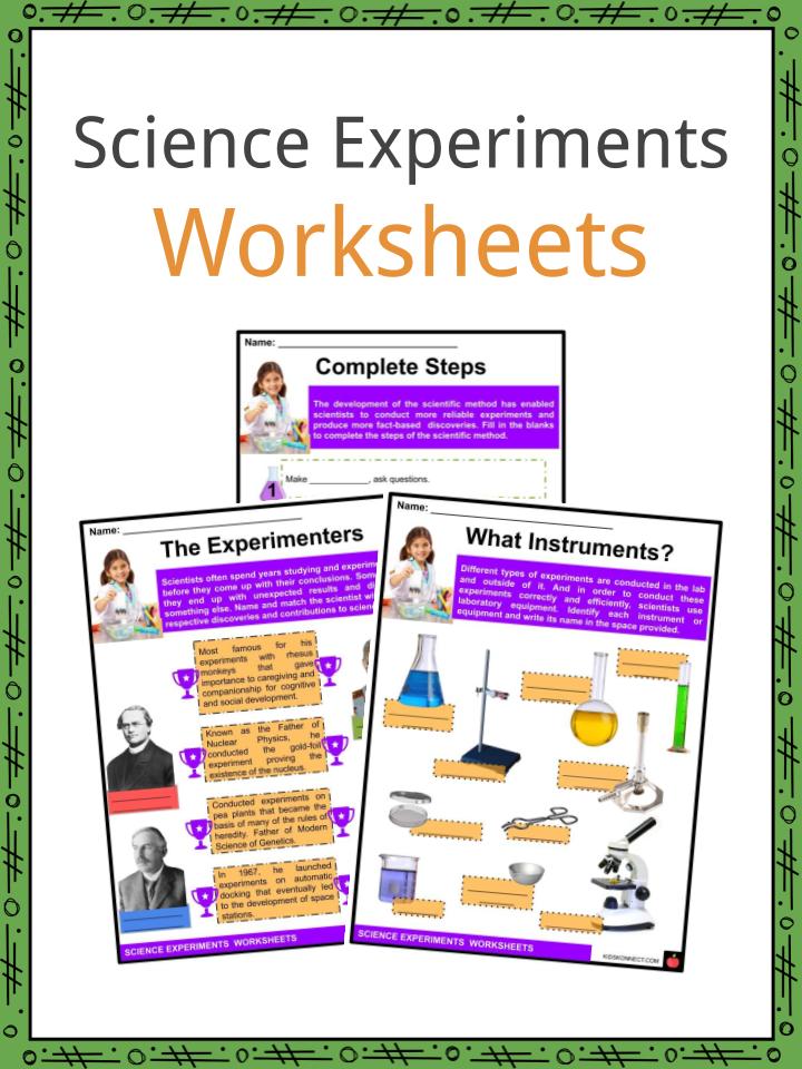 Science Experiments Facts & Worksheets For Kids - Worksheets Library