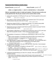 exponential word problems Growth and Decay pg 1.jpg - ANNie ...