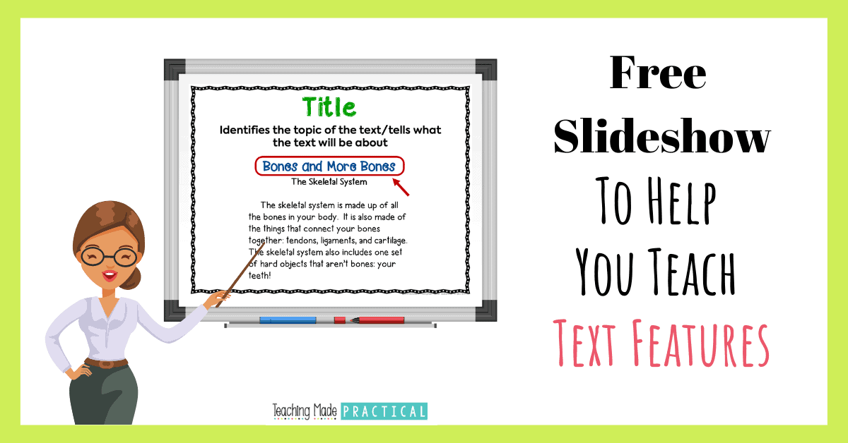 Free Text Features Slideshow - Teaching Made Practical - Worksheets Library