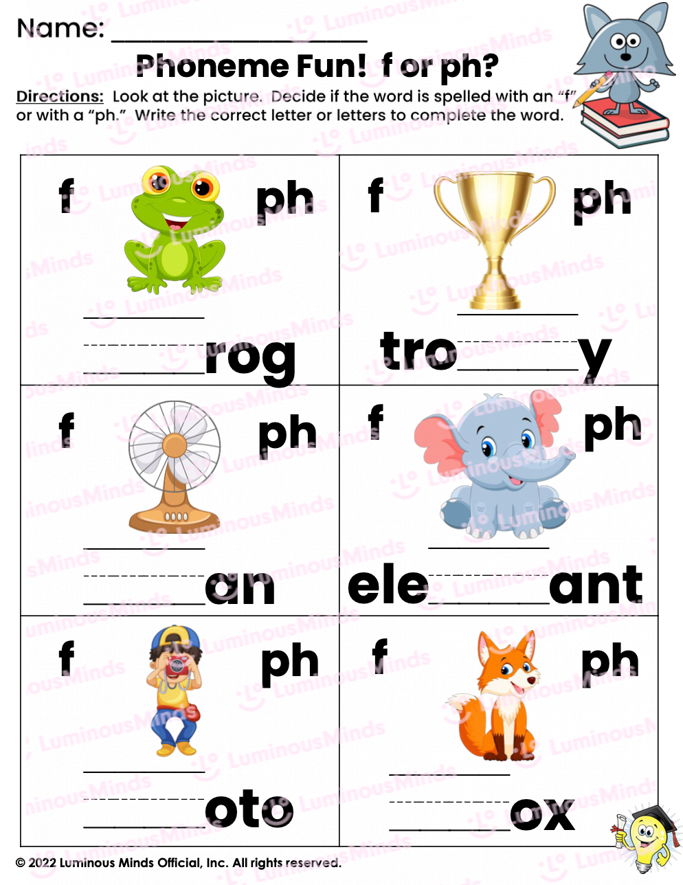 FREE* Beginning Sound of the Letter F | MyTeachingStation.com - Worksheets Library