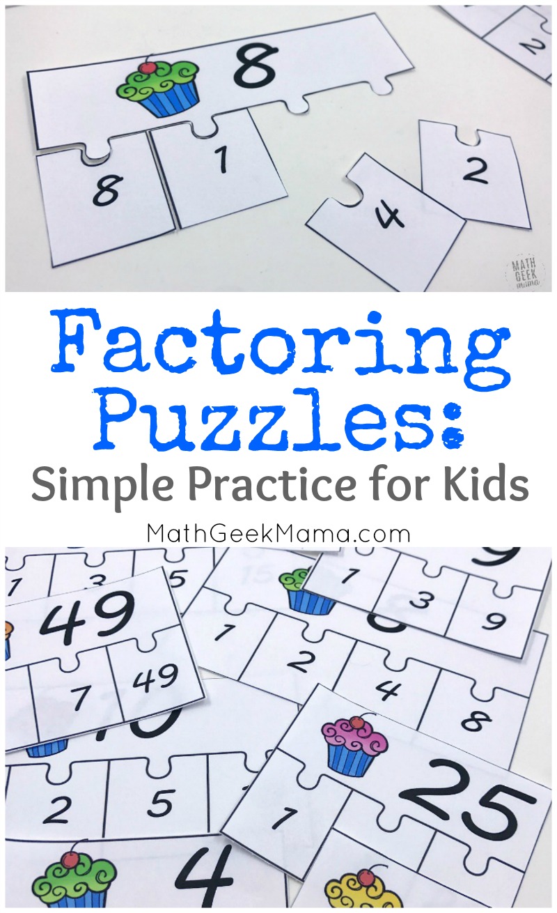 Free factoring puzzle worksheet, Download Free factoring puzzle ...