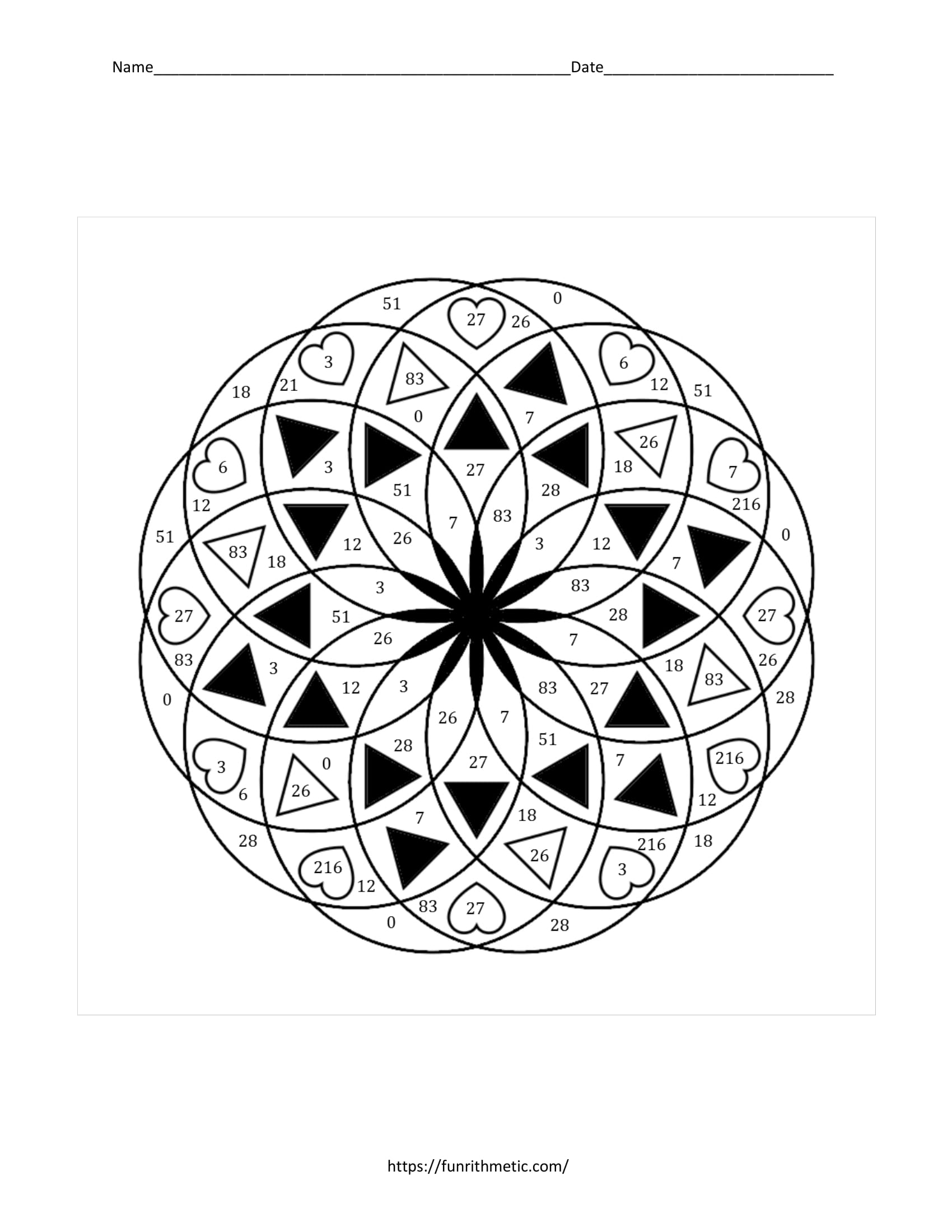 Factoring The Sum Or Difference Of Cubes Color By Number Worksheets Library